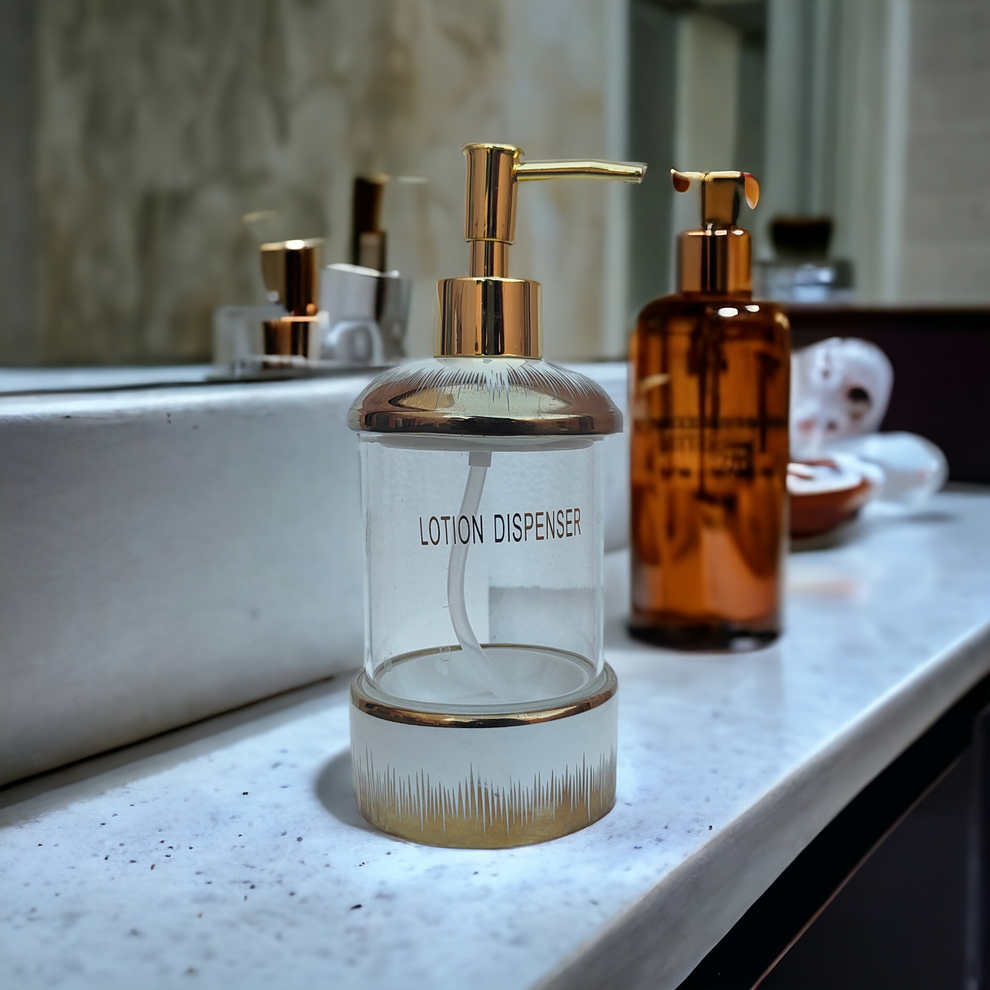Glass Transparent Ceramic Soap Dispenser (W) – Urban Nivasa